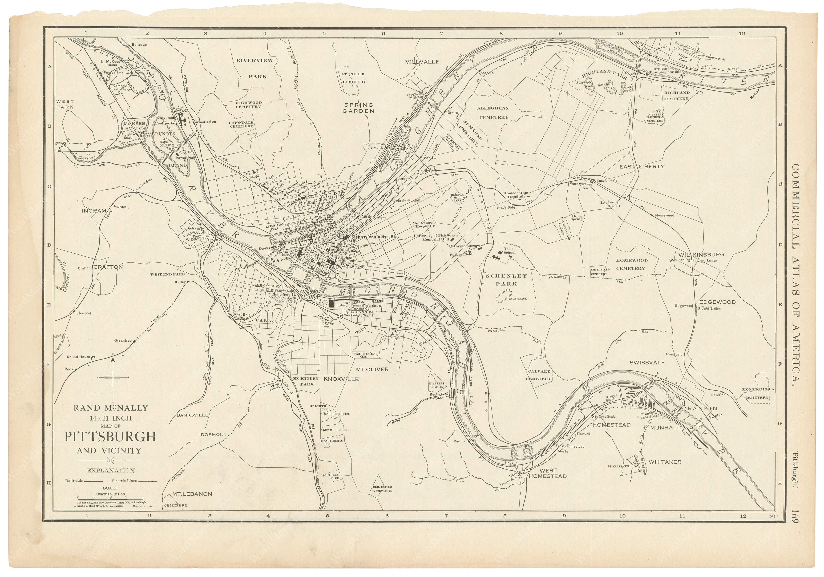 Pittsburgh, Pennsylvania 1925 – WardMaps LLC