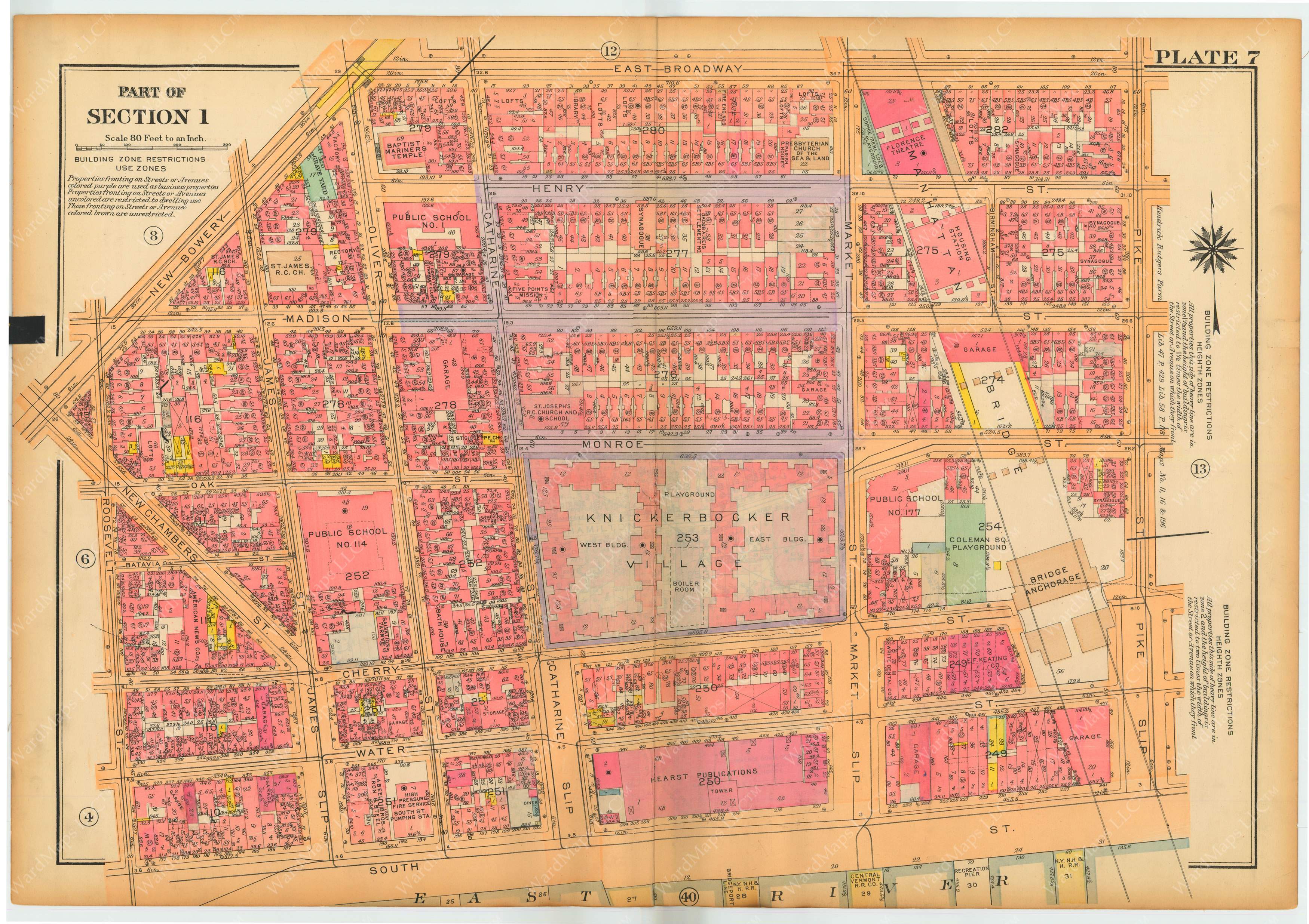 Manhattan, New York 1922 (1935) Vol. 1: Plate 007 – WardMaps LLC