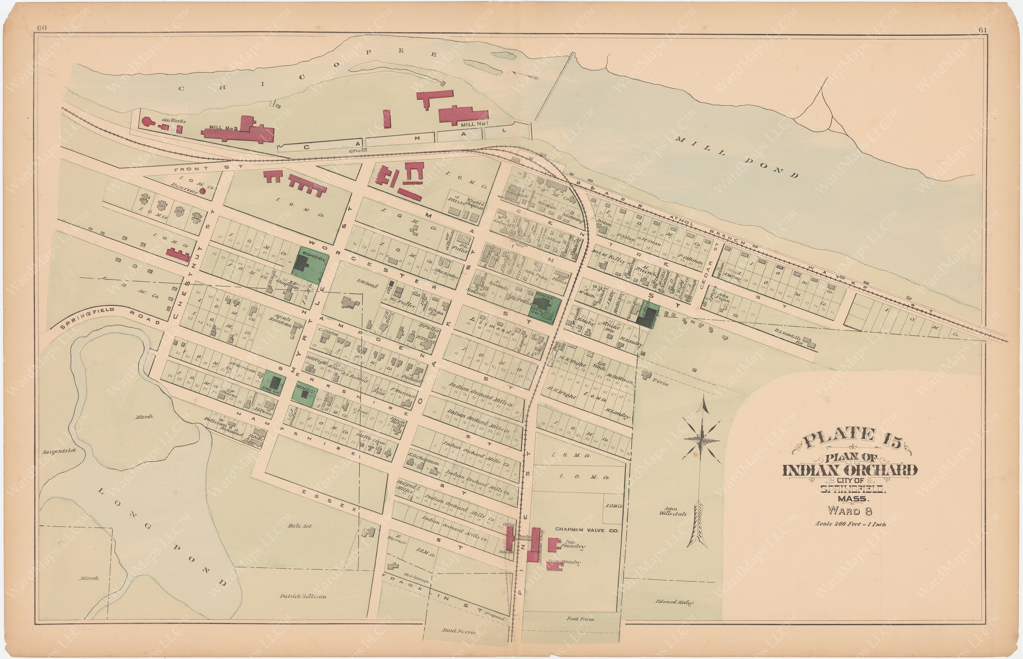Springfield, Massachusetts 1882 Plate 015 – WardMaps LLC