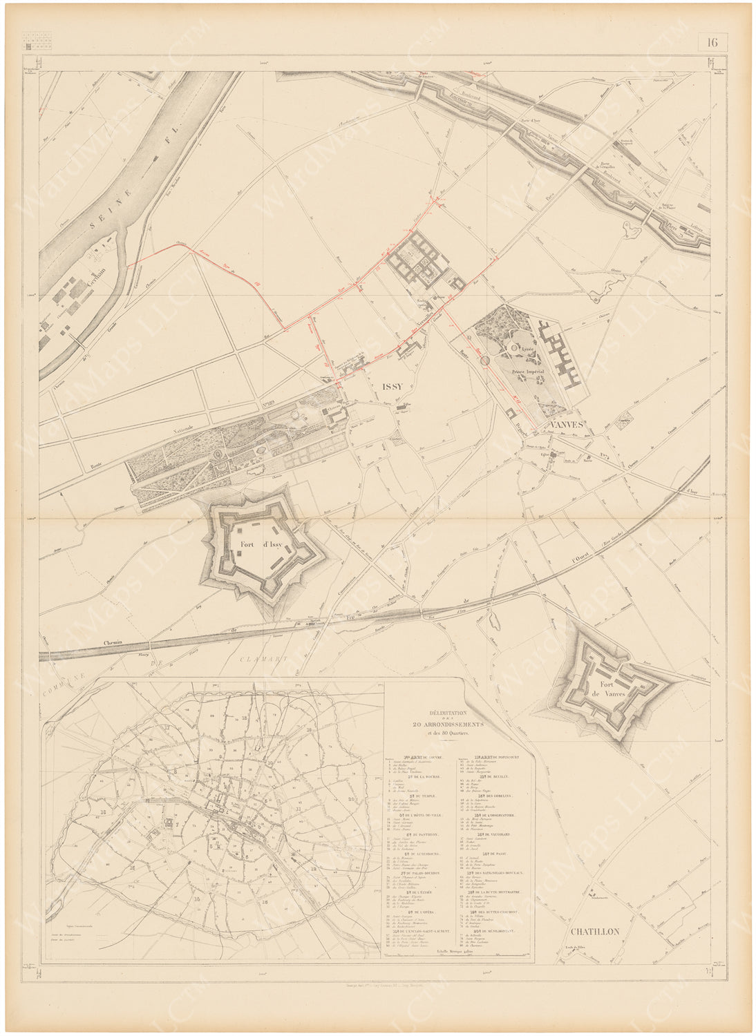 Paris, France Sewer System 1875 Plate 016 – WardMaps LLC
