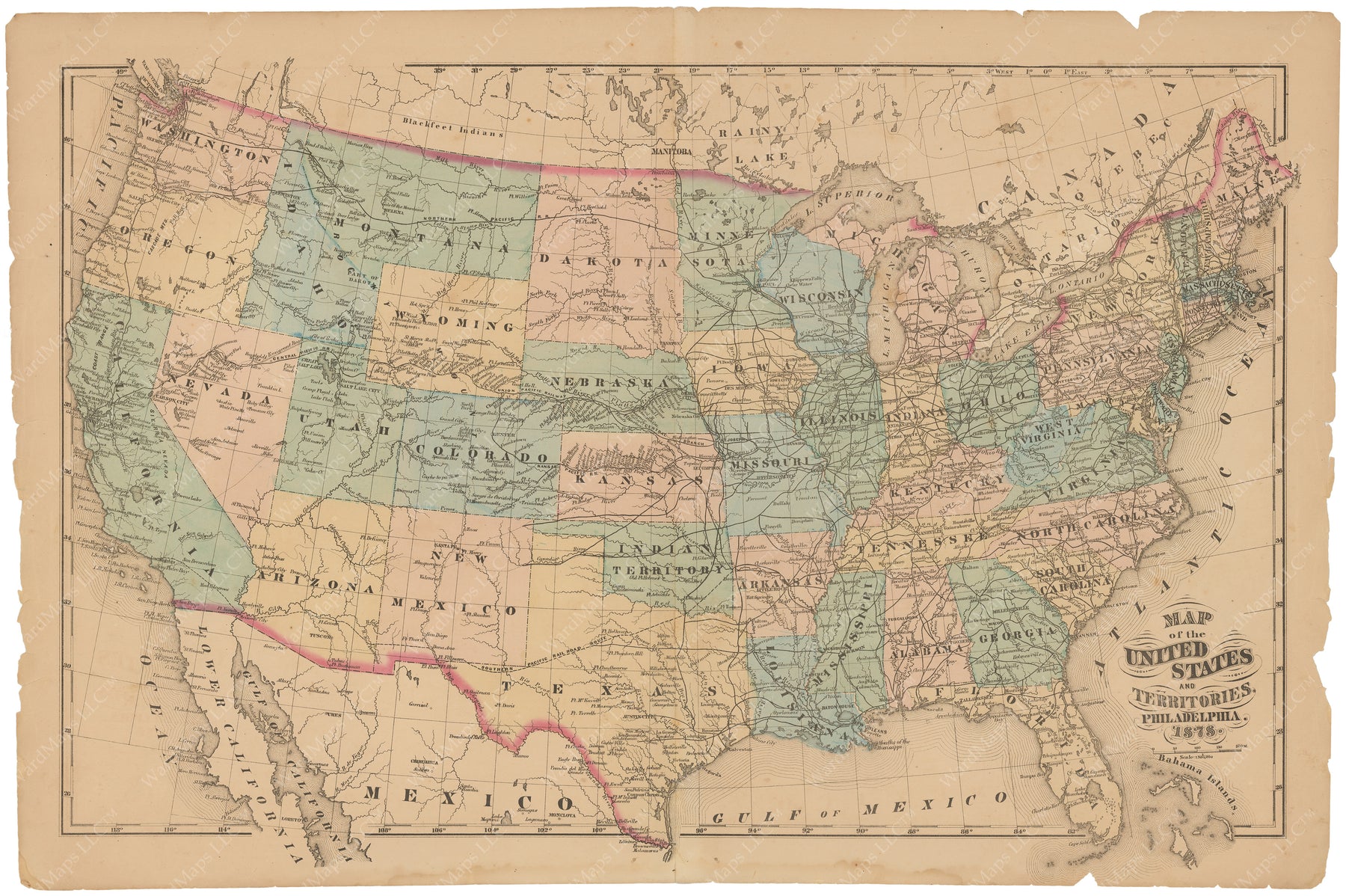 United States 1878 – WardMaps LLC