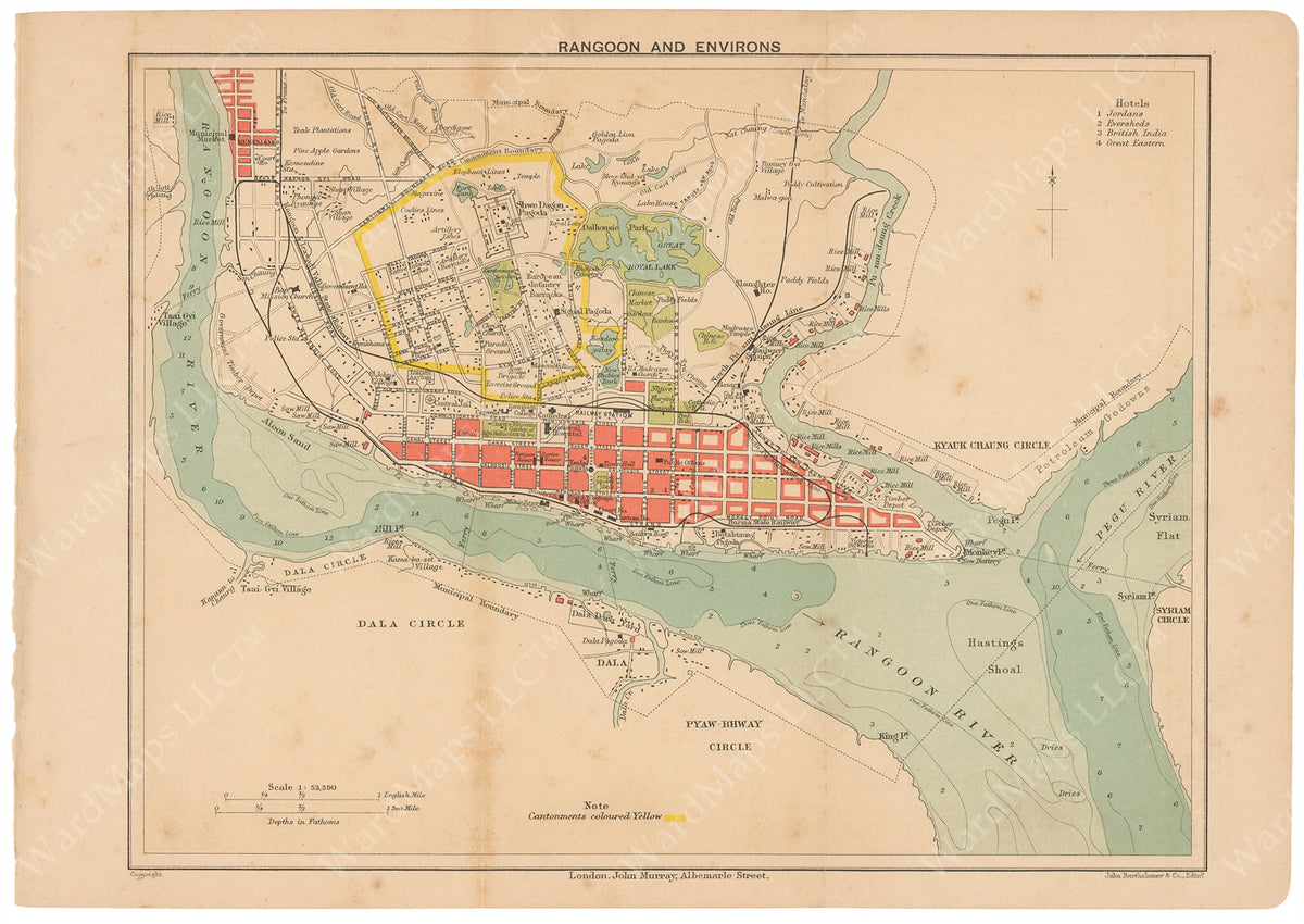 Myanmar (Burma) City and Town Maps – WardMaps LLC