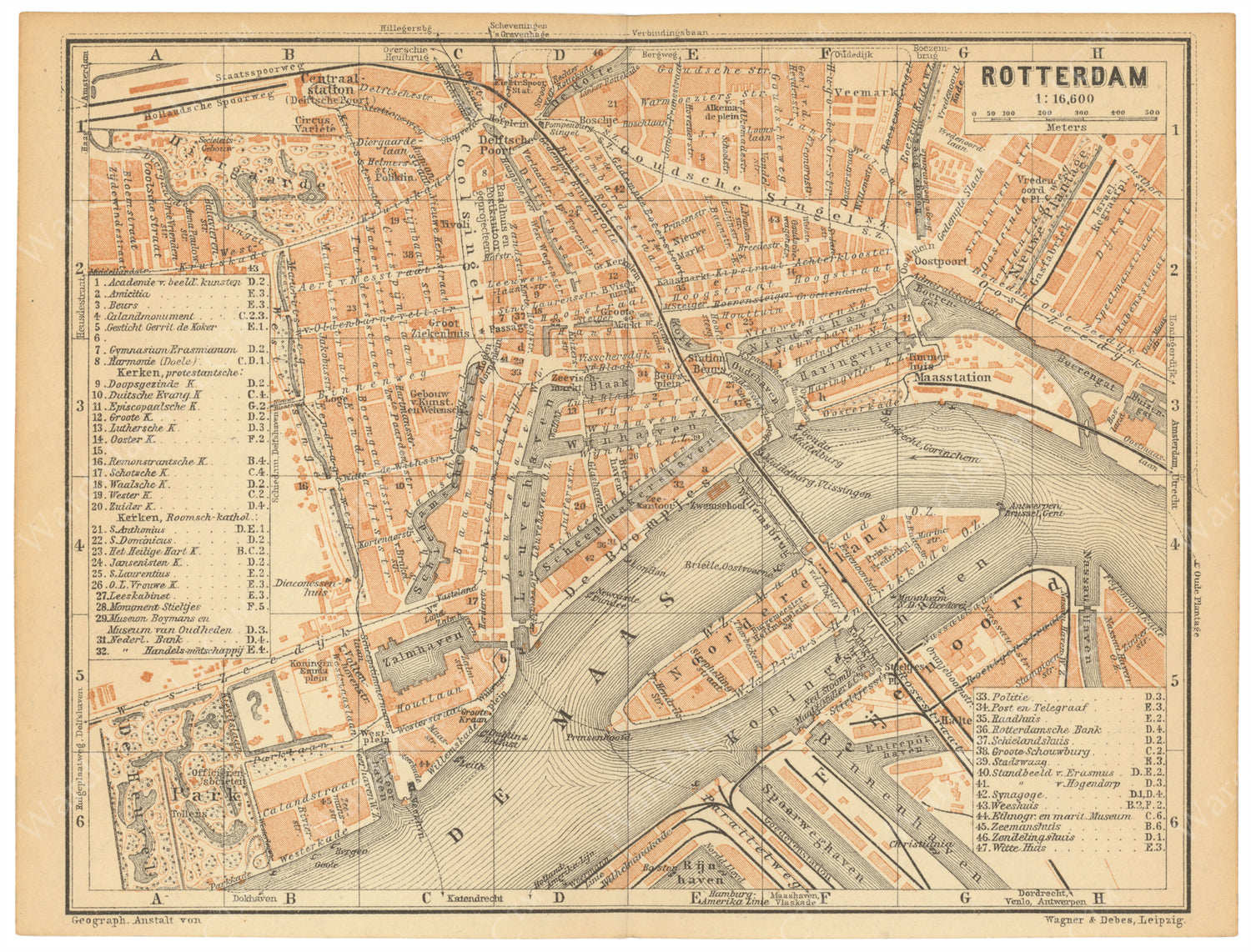 Rotterdam, Netherlands 1914 – WardMaps LLC