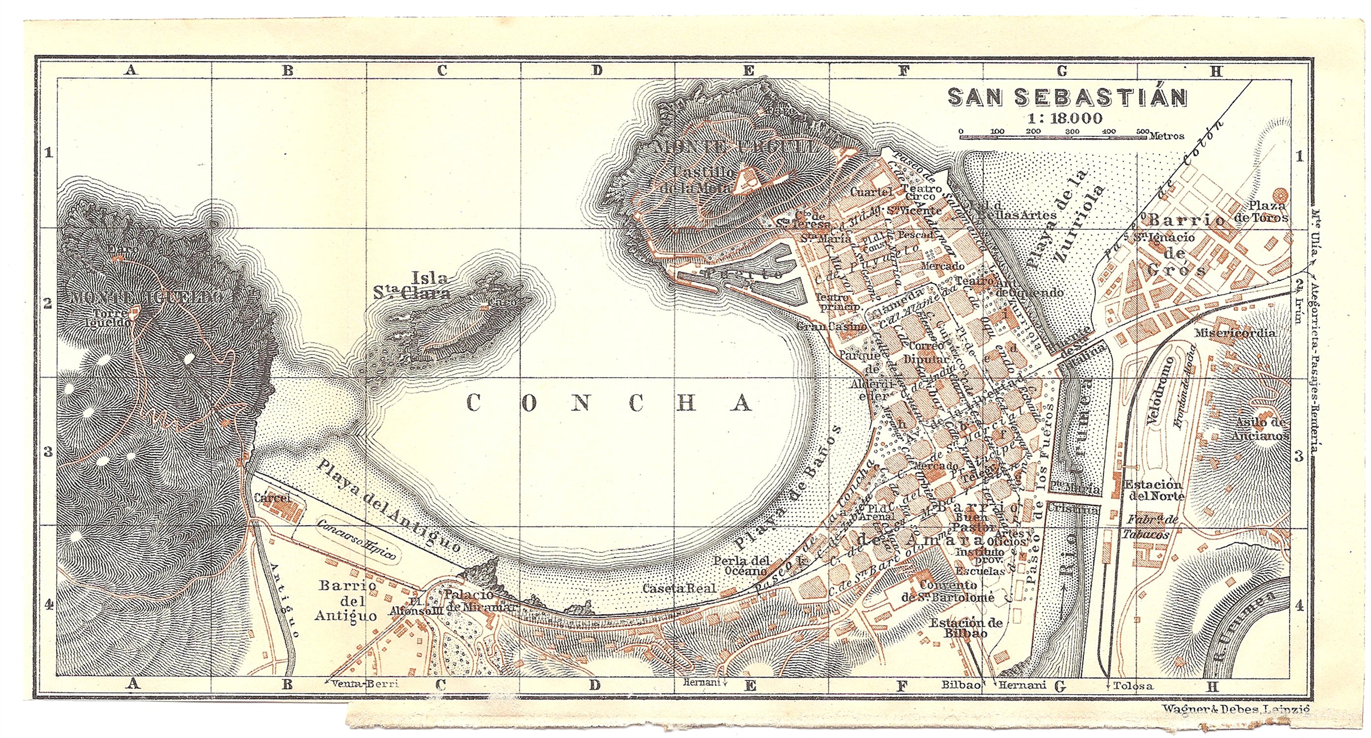 San Sebastian, Spain 1914 – WardMaps LLC