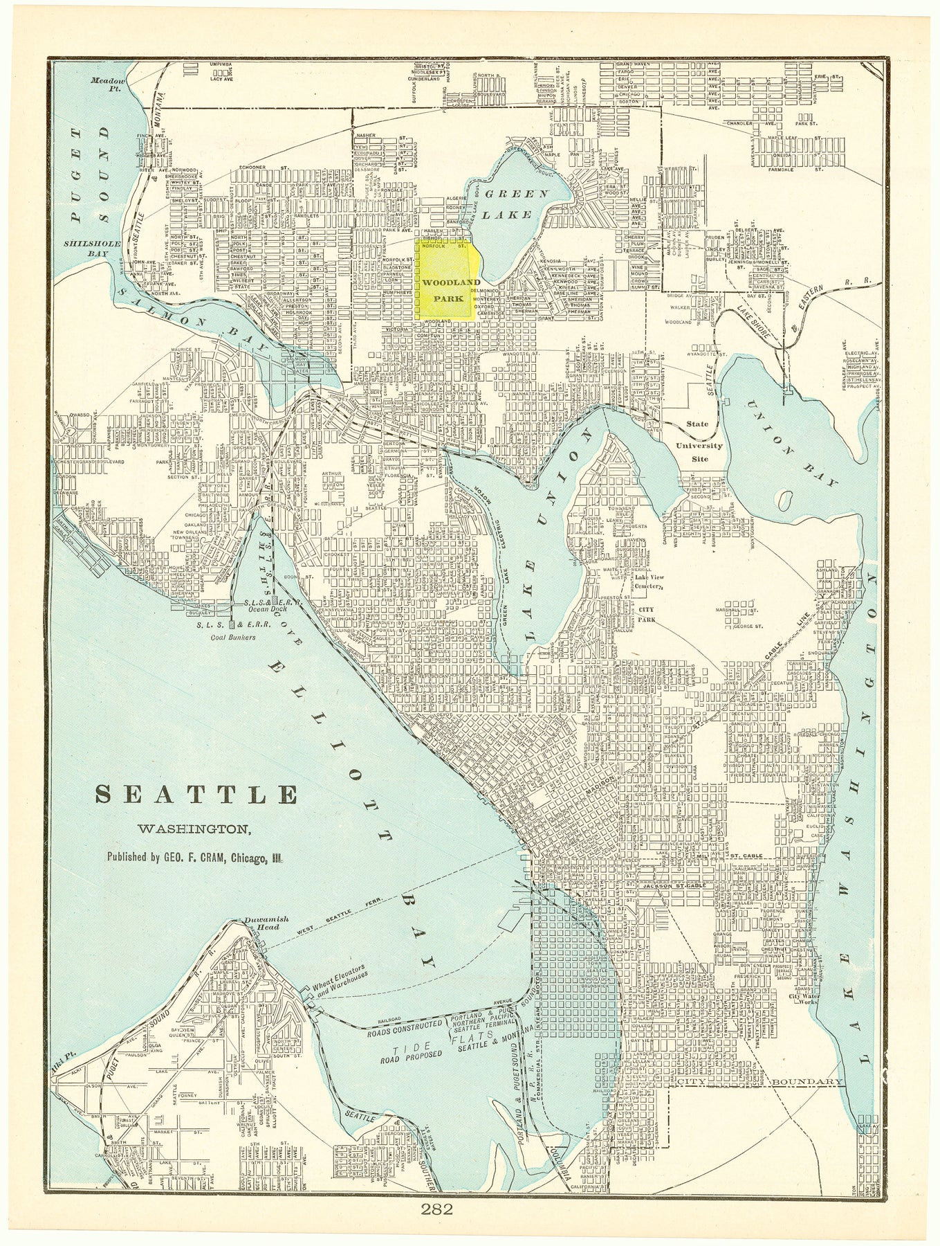 Seattle, Washington 1905 – WardMaps LLC
