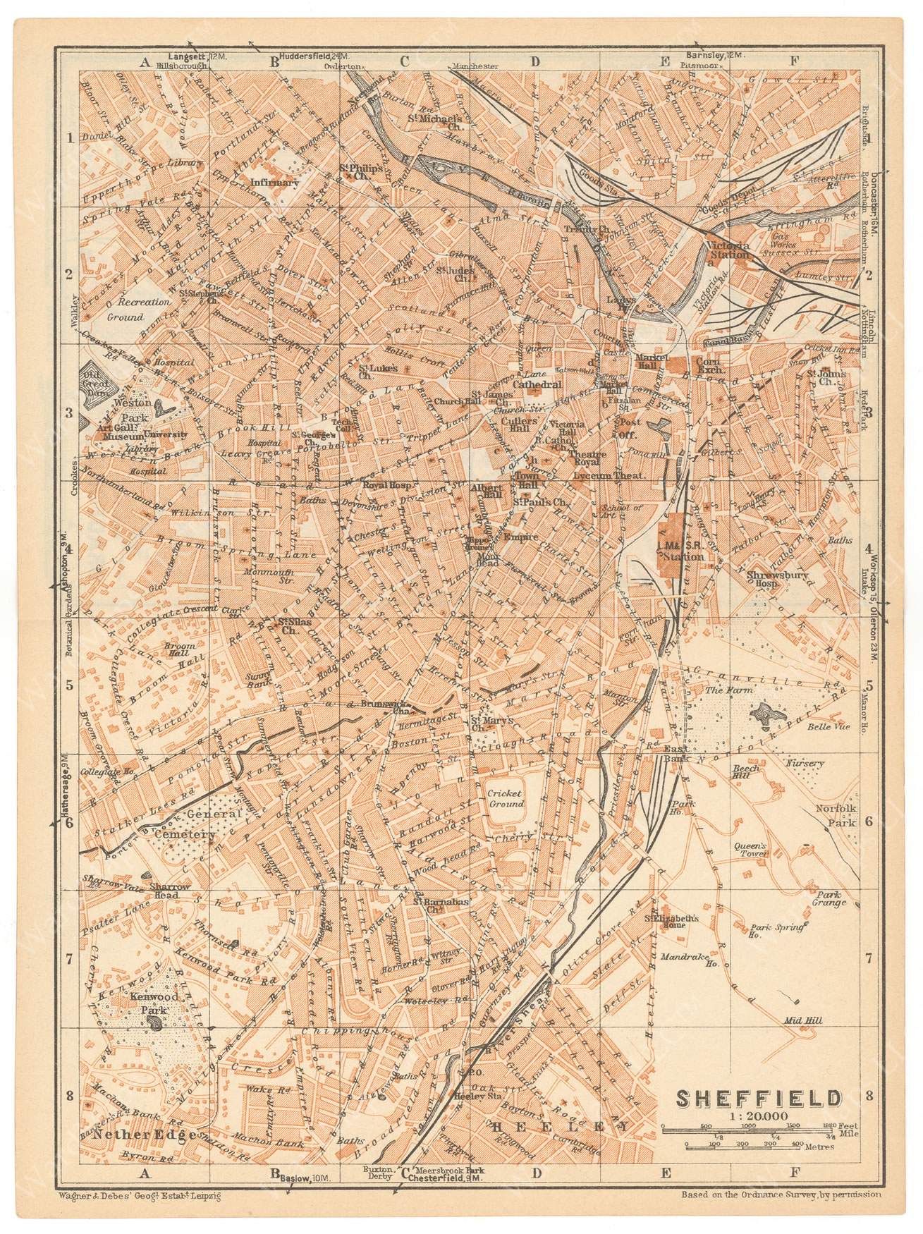 Sheffield, England 1927 – WardMaps LLC