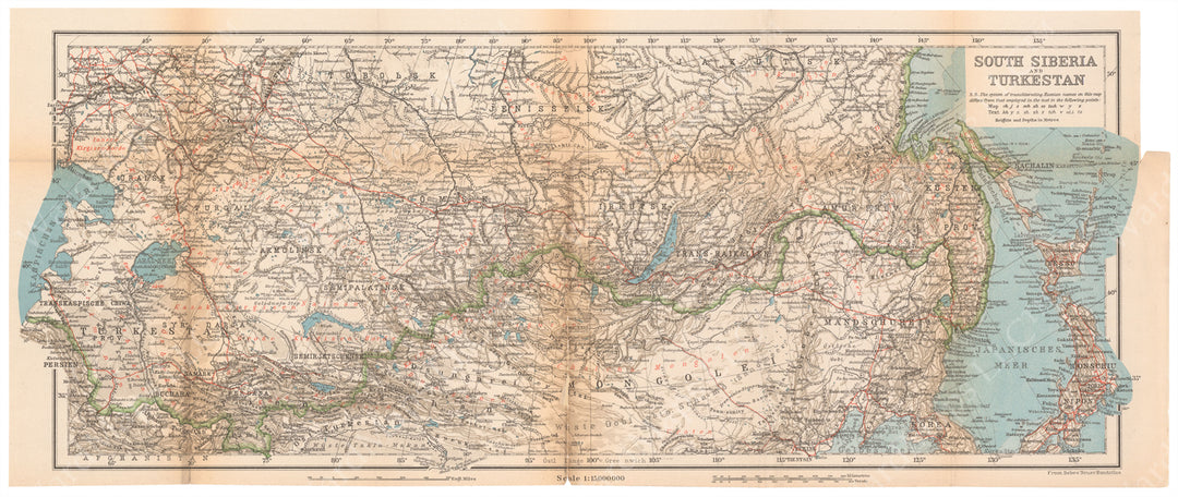 Russia 1914: South Siberia and Turkestan – WardMaps LLC