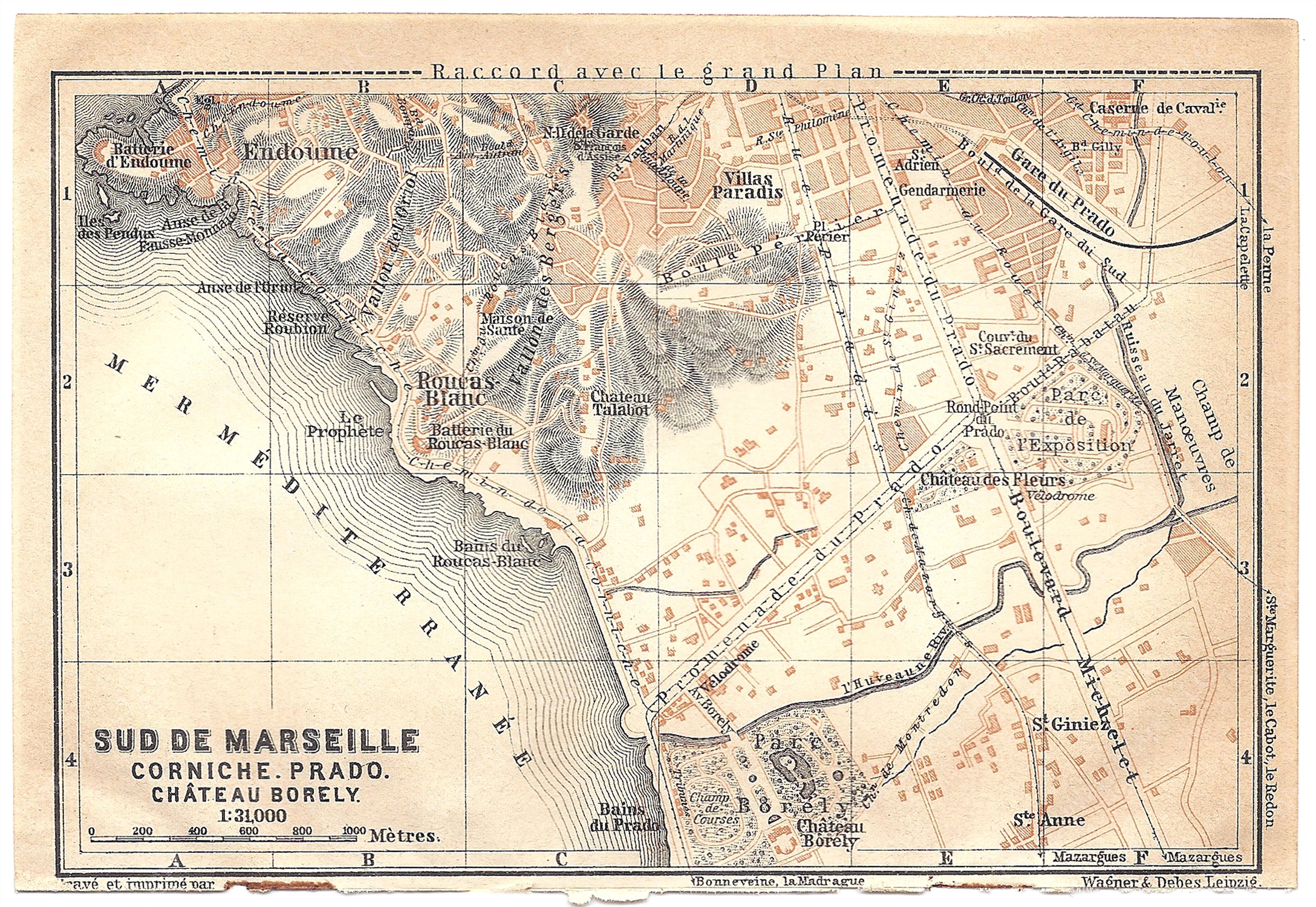 Marseille (South), France 1914 – WardMaps LLC