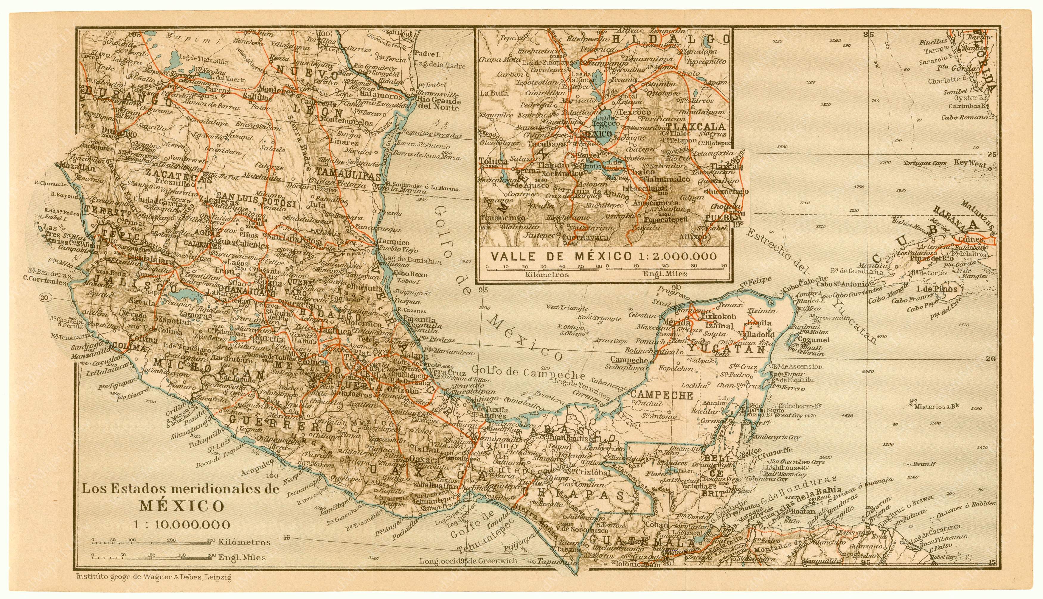 Mexico 1904 – WardMaps LLC