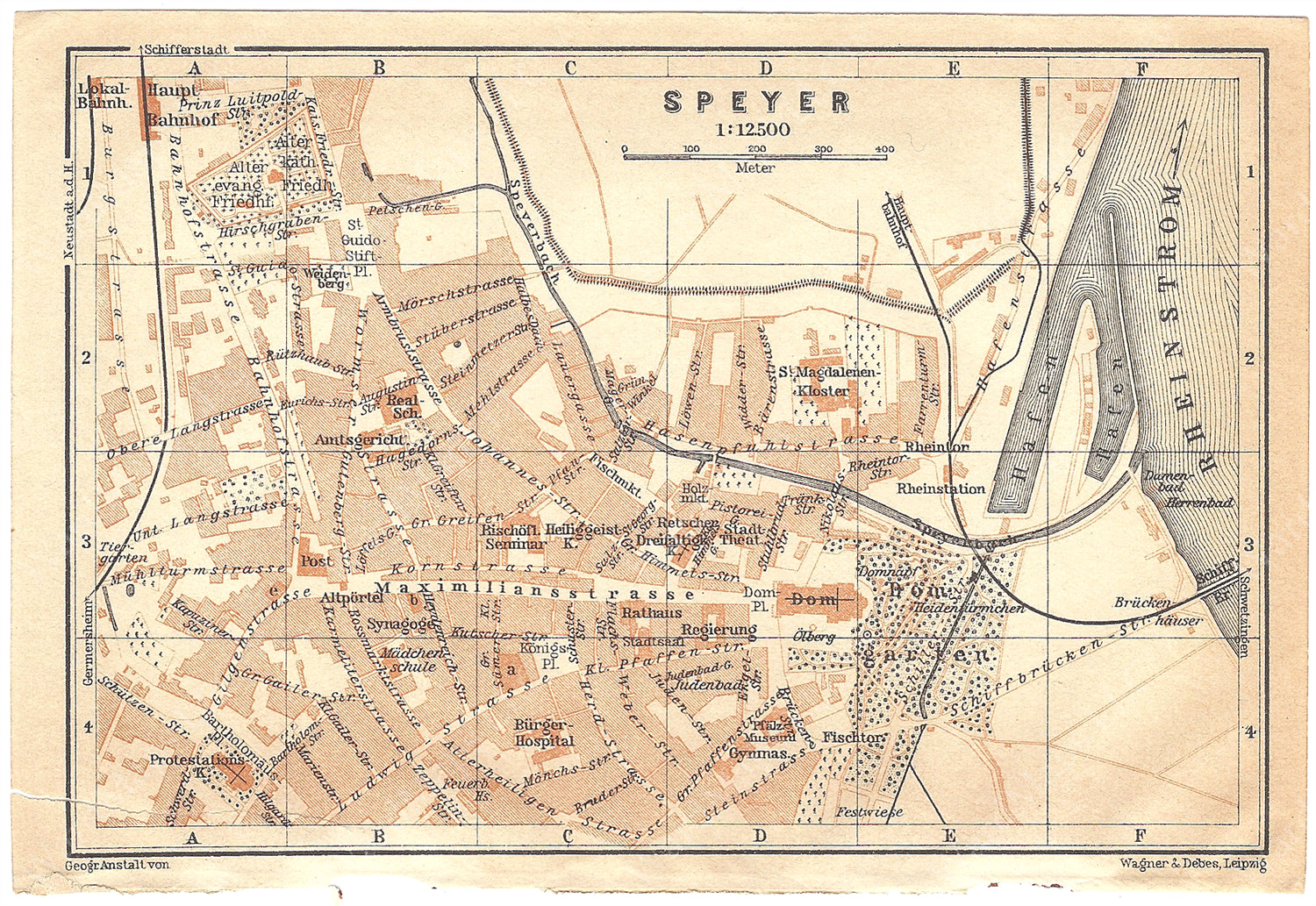 Speyer, Germany 1911 – WardMaps LLC