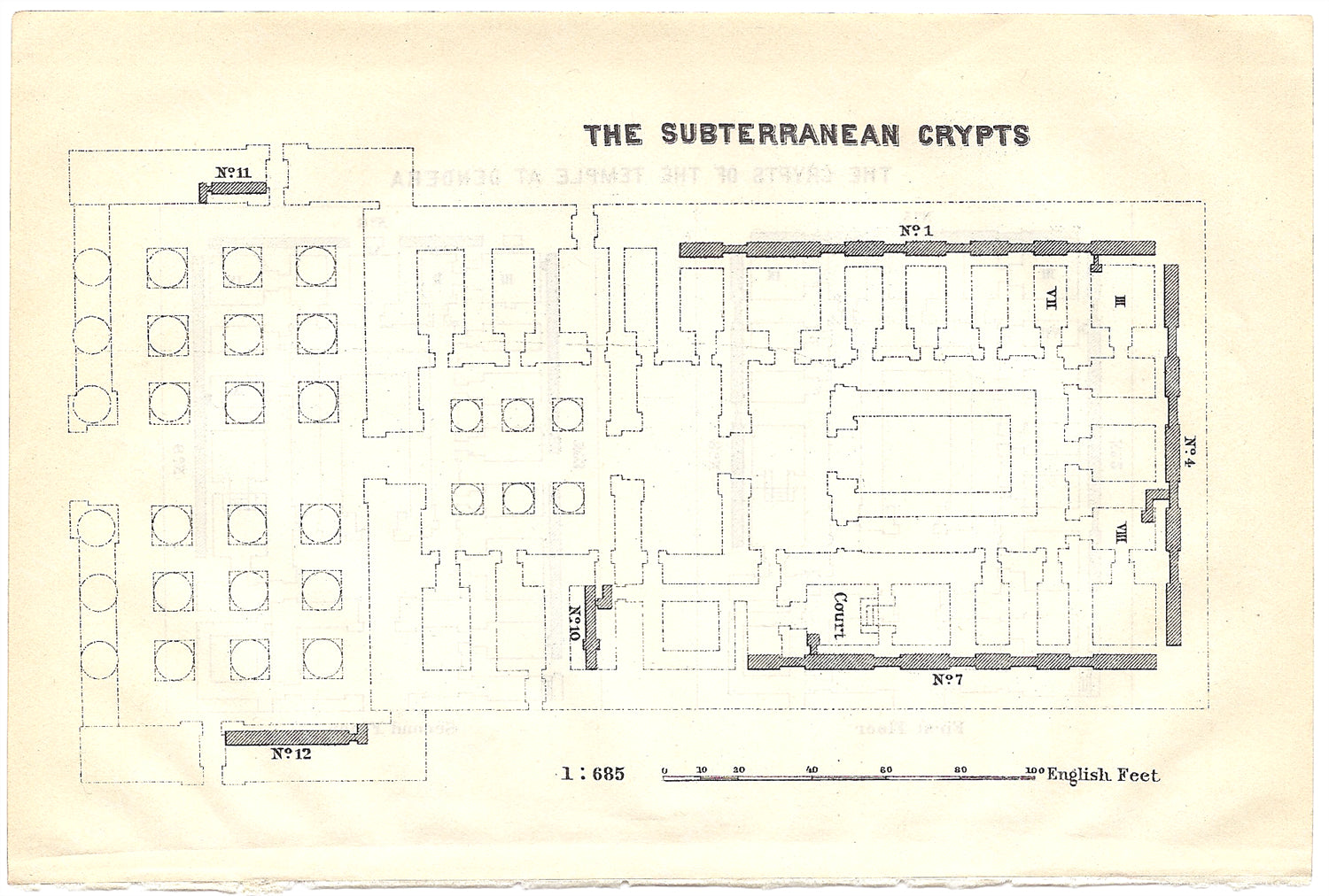 Dendera, Egypt 1914: Subterranean Crypts – WardMaps LLC