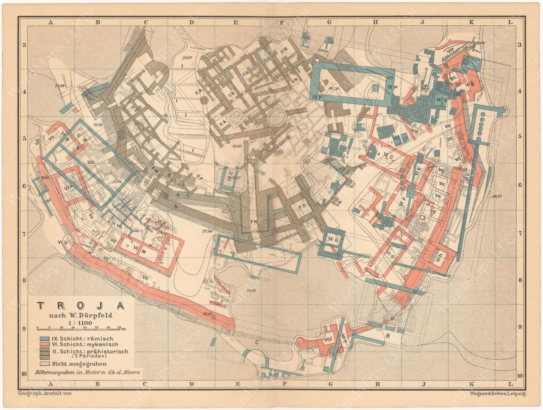 Troy, Turkey 1905 – WardMaps LLC