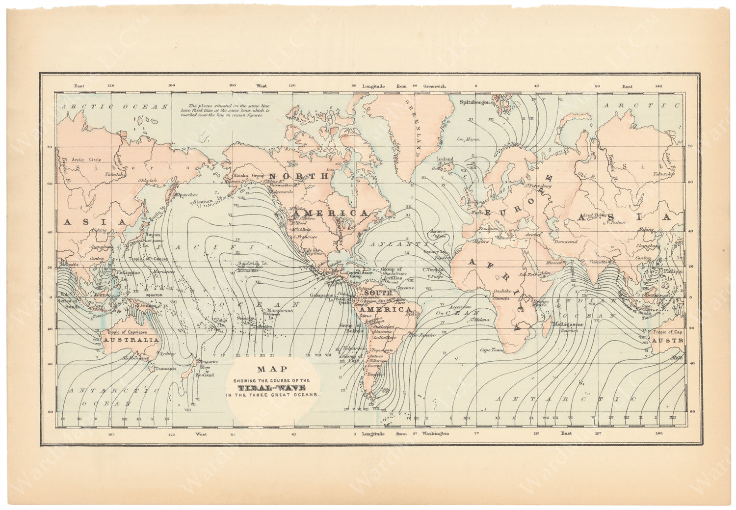 World 1899: Tsunami Paths – WardMaps LLC