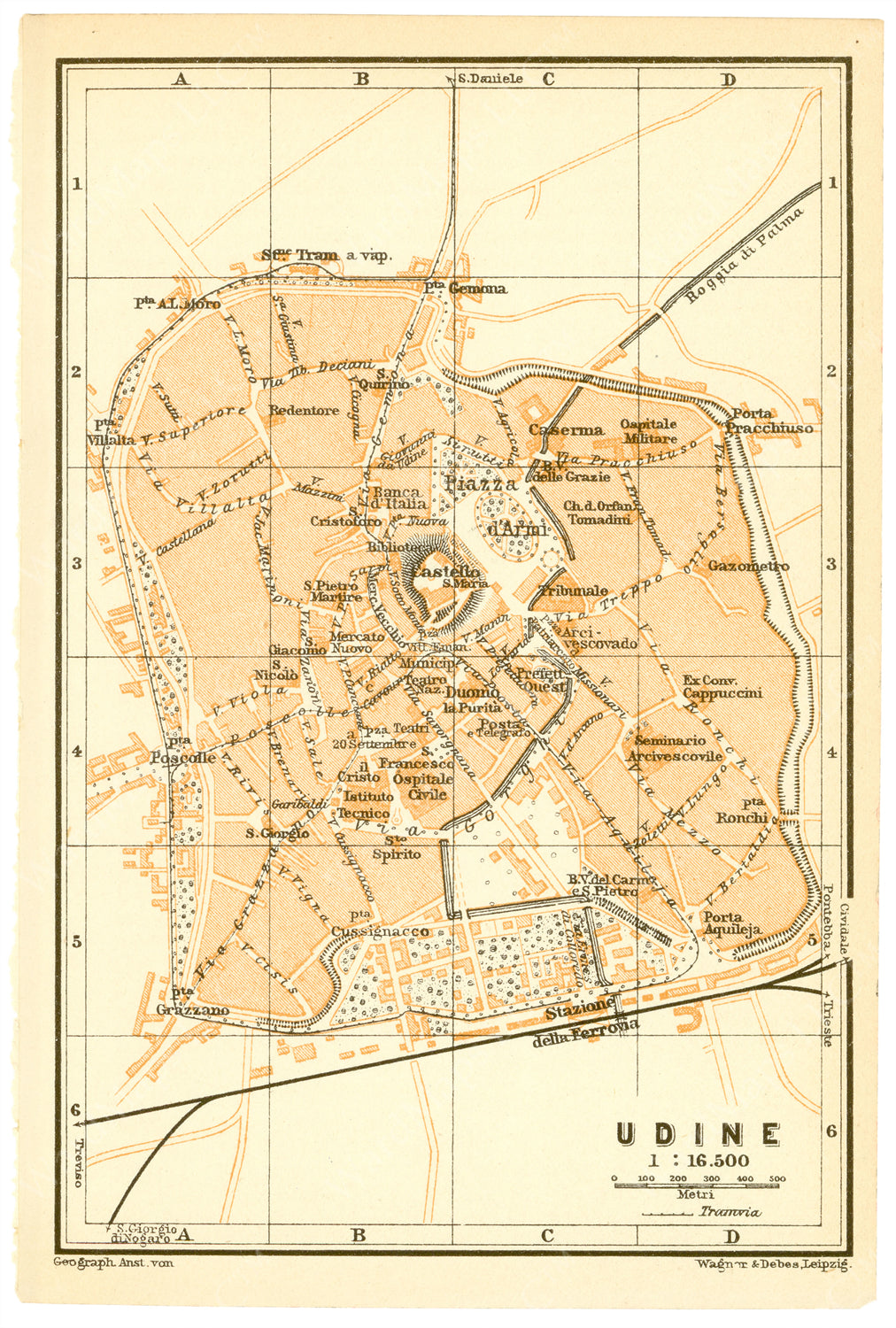 Udine, Italy 1913 – WardMaps LLC