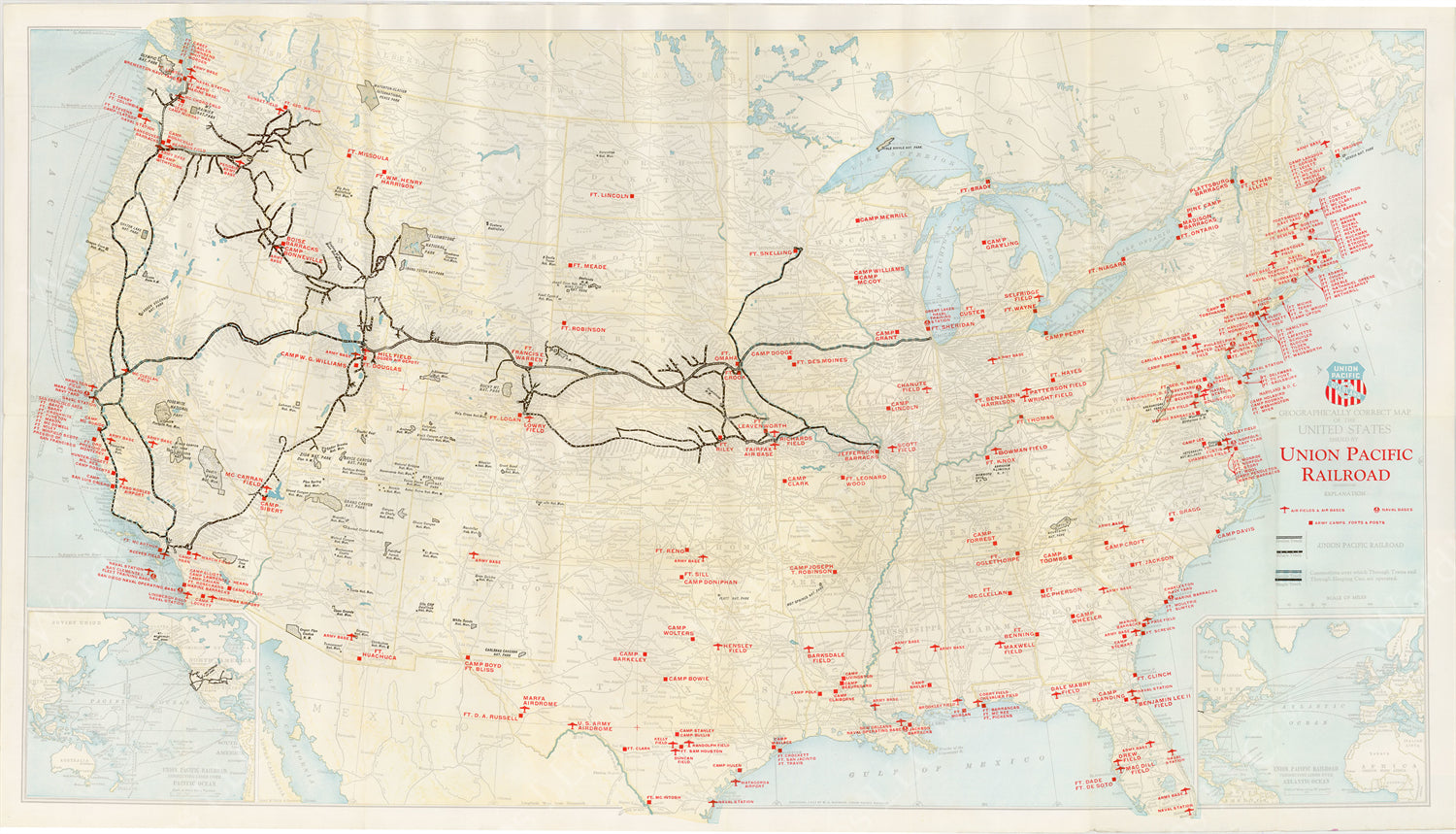United States 1941: Military Fields, Bases, Stations, Camps, Forts, an ...