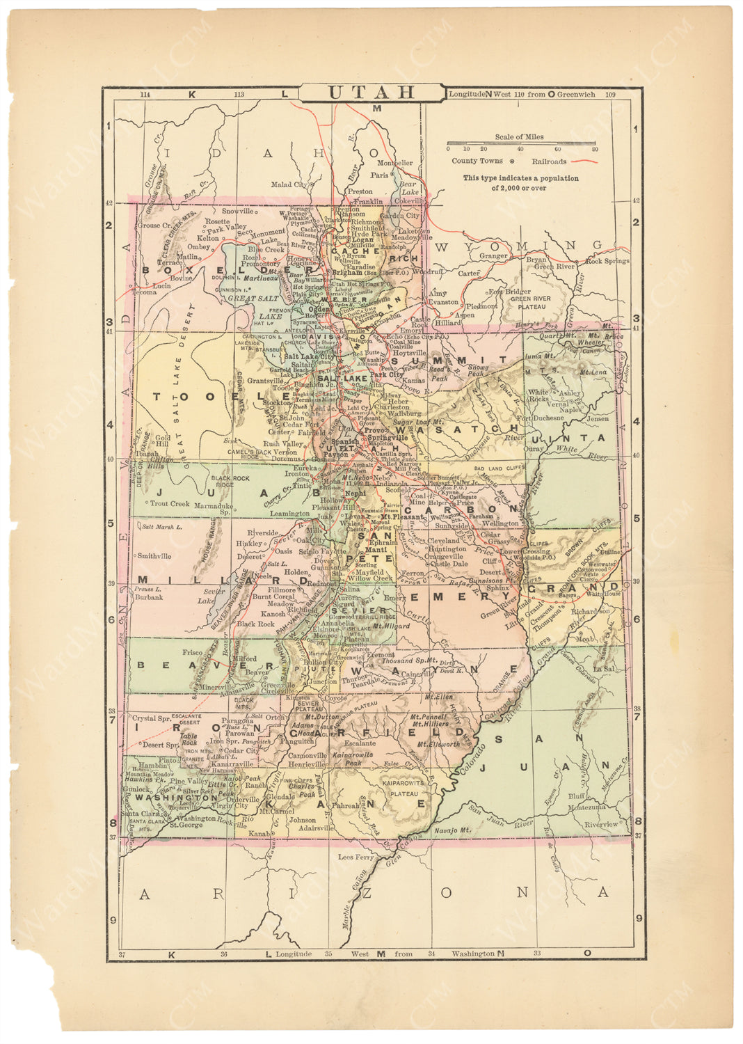 Utah 1899 – WardMaps LLC
