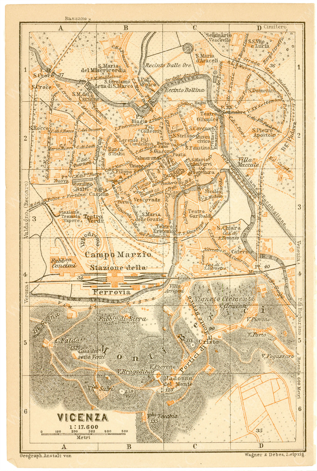 Vicenza, Italy 1913 – WardMaps LLC