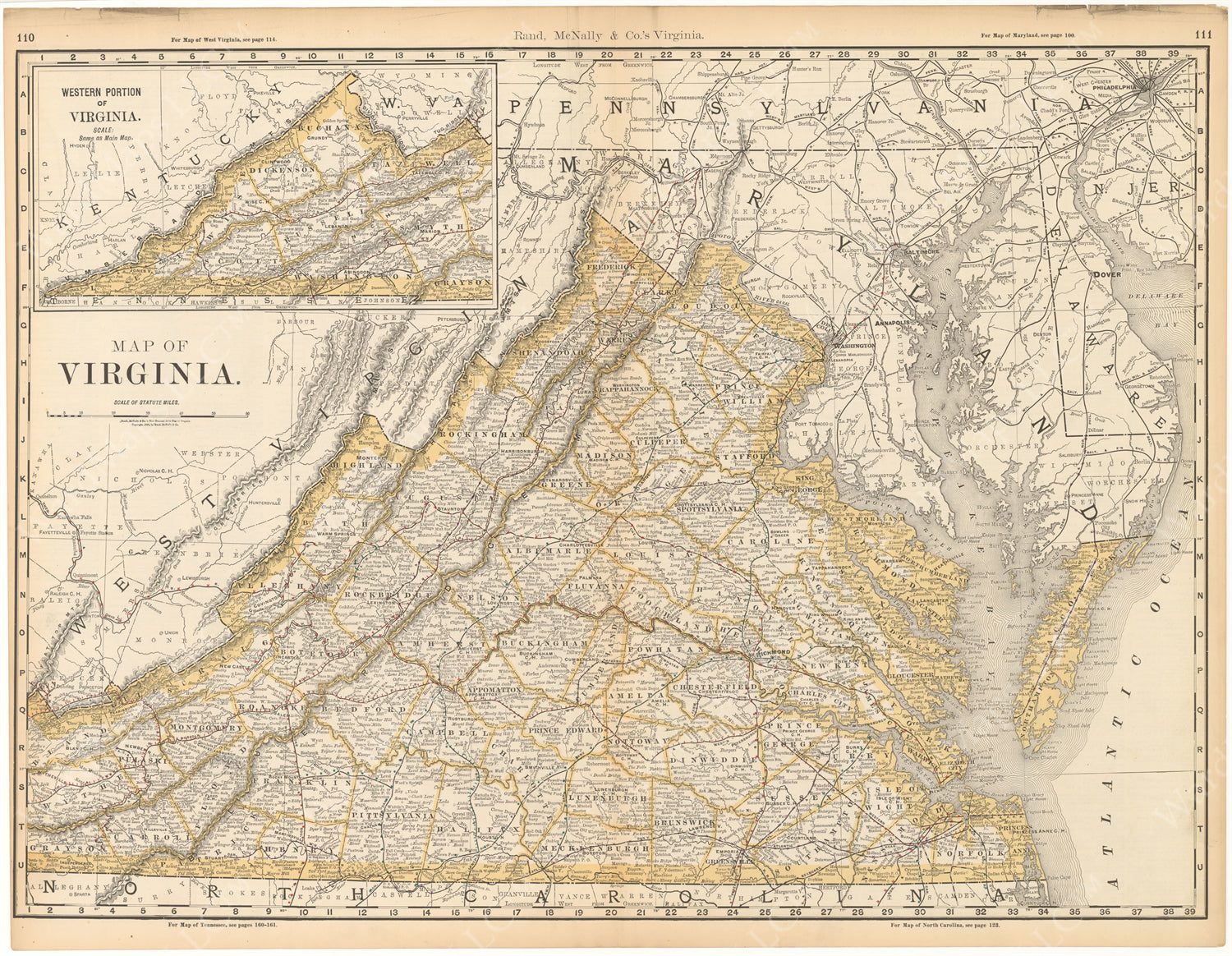 Virginia 1892 – WardMaps LLC