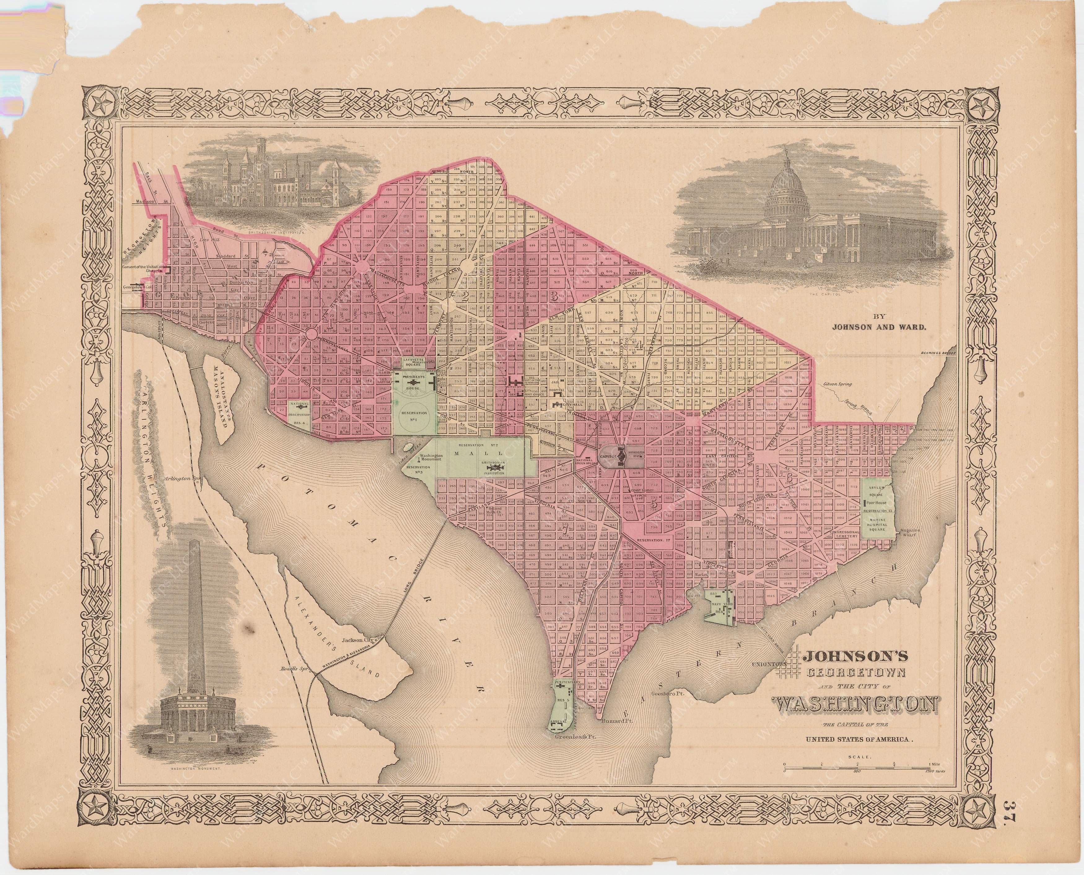 Washington D.C. 1865 – WardMaps LLC