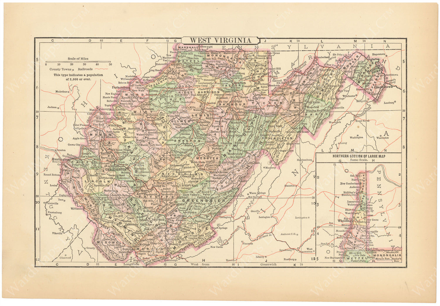 West Virginia 1899 – WardMaps LLC